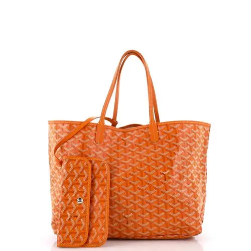 Goyard Saint Louis Tote Coated Canvas Pm - Orange