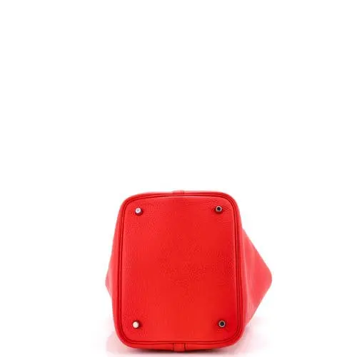 Hermès Picotin Lock Bag Clemence Mm - Red