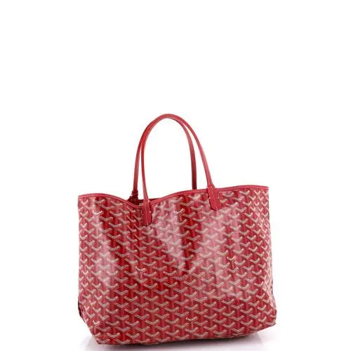 Goyard Saint Louis Tote Coated Canvas Pm - White