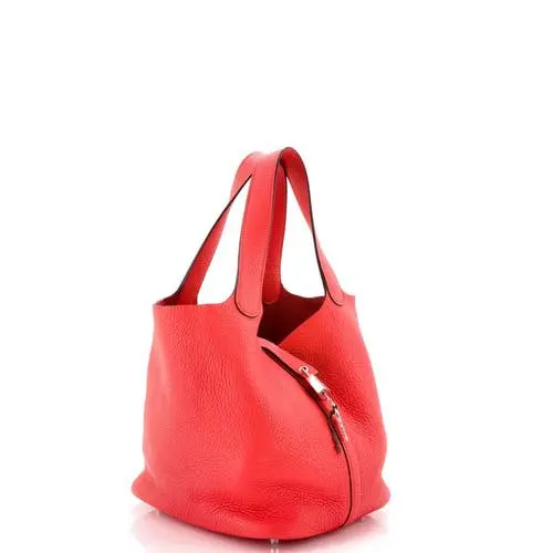 Hermès Picotin Lock Bag Clemence Mm - Red