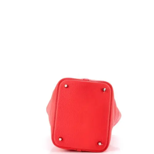 Hermès Picotin Lock Bag Clemence Mm - Red
