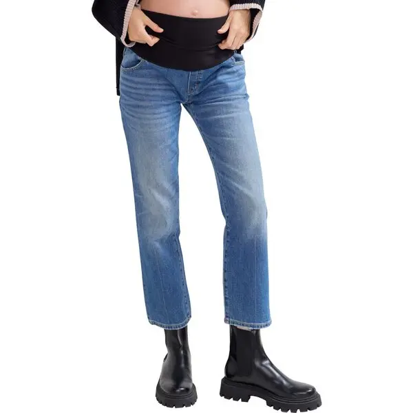 Hatch The Over The Bump Straight Maternity Jean