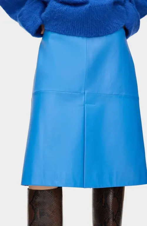 ALIGNE Olwen Leather Knee-length Skirt