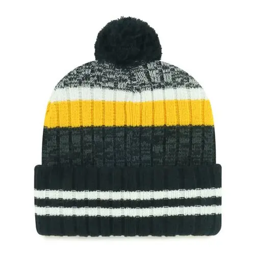'47 Pittsburgh Steelers Quiver Cuffed Knit Hat With Pom