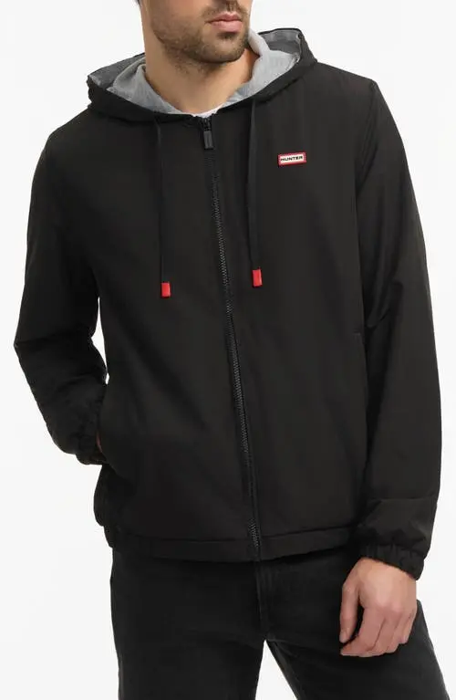 Hunter Baltico Reversible Water Repellent Jacket - Black/red