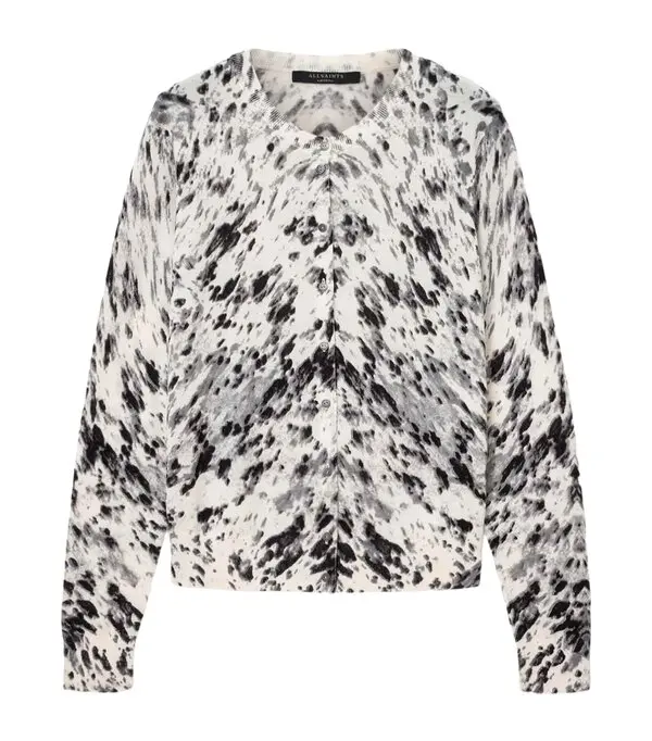 ALLSAINTS Wool Printed Anouk Cardigan