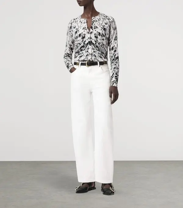 ALLSAINTS Wool Printed Anouk Cardigan