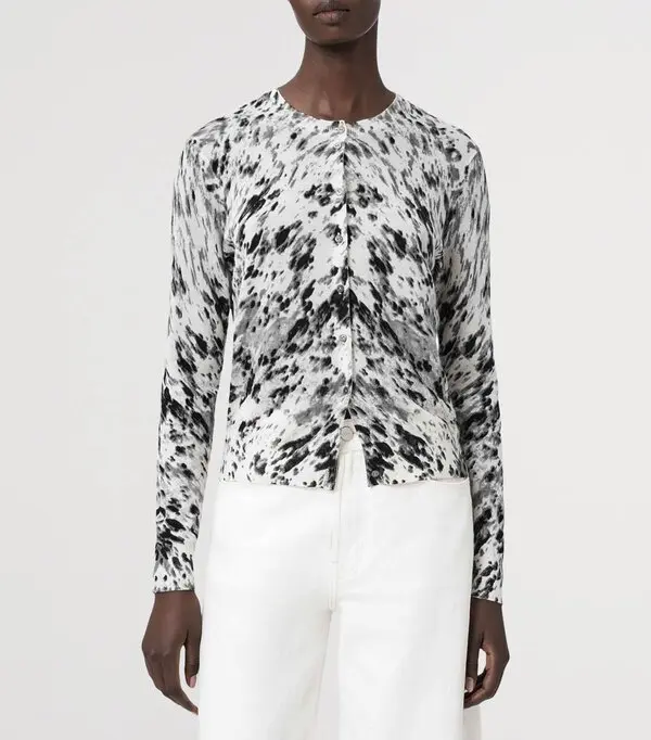 ALLSAINTS Wool Printed Anouk Cardigan