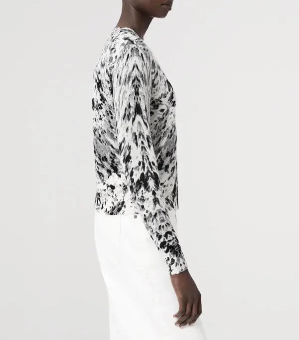 ALLSAINTS Wool Printed Anouk Cardigan