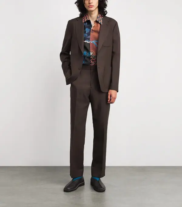Paul Smith Wool Patch-pocket Blazer - Brown