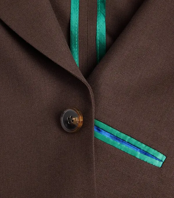 Paul Smith Wool Patch-pocket Blazer - Brown