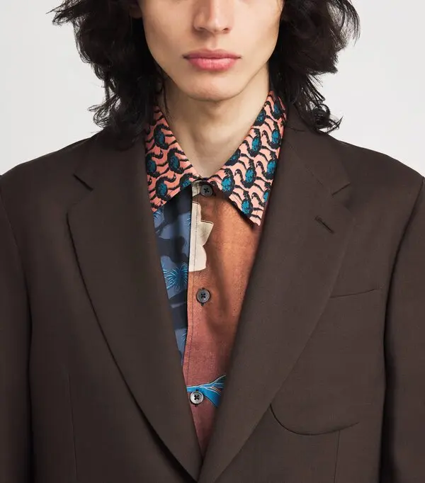 Paul Smith Wool Patch-pocket Blazer - Brown