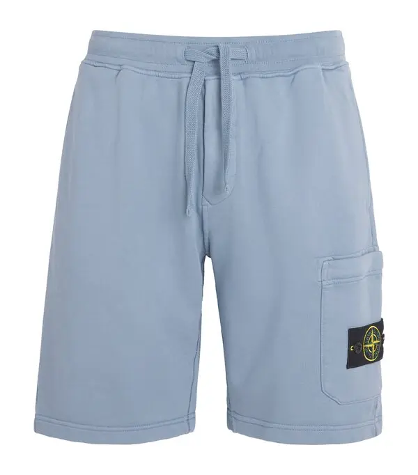 Stone Island Organic Cotton Fleece Shorts