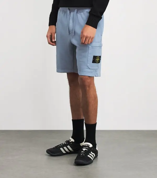 Stone Island Organic Cotton Fleece Shorts
