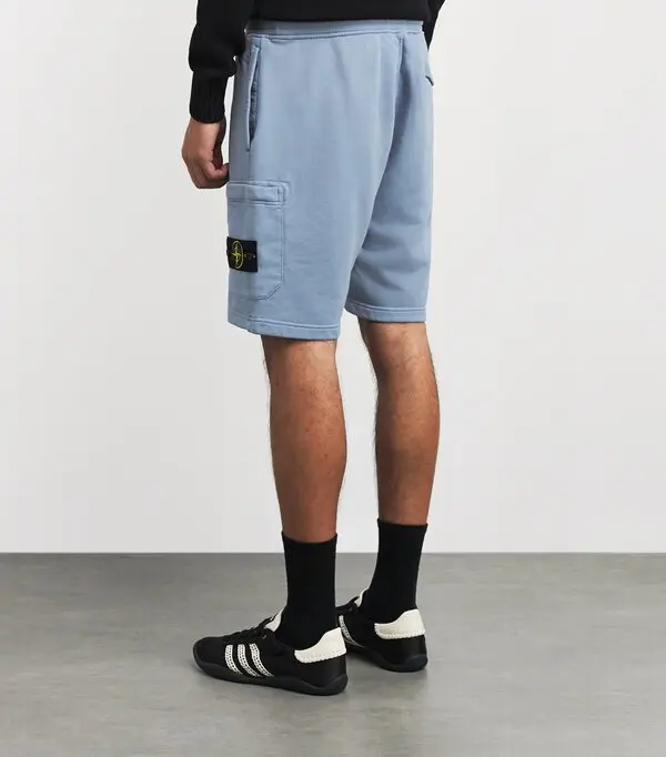 Stone Island Organic Cotton Fleece Shorts