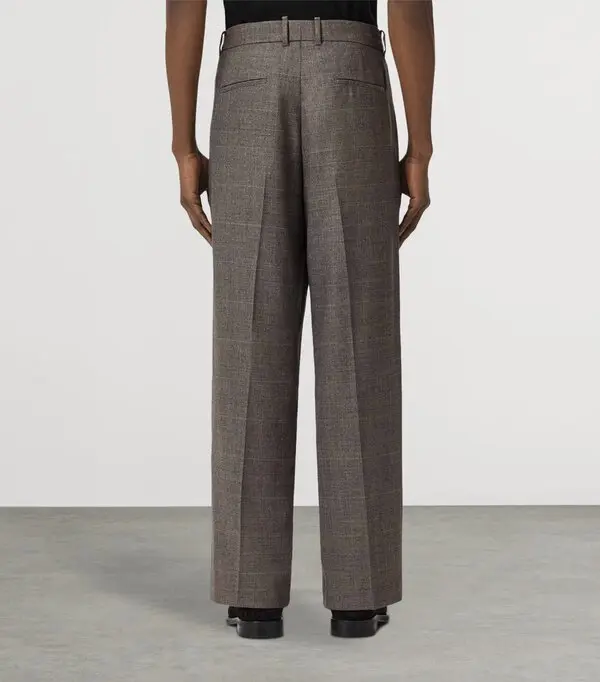 ALLSAINTS Wool-blend Check Clover Trousers