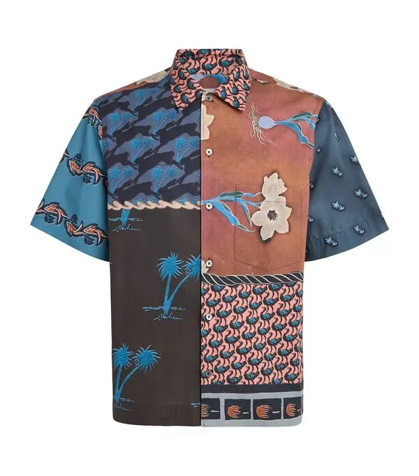 Paul Smith Cotton Mix-up Short-sleeve Shirt