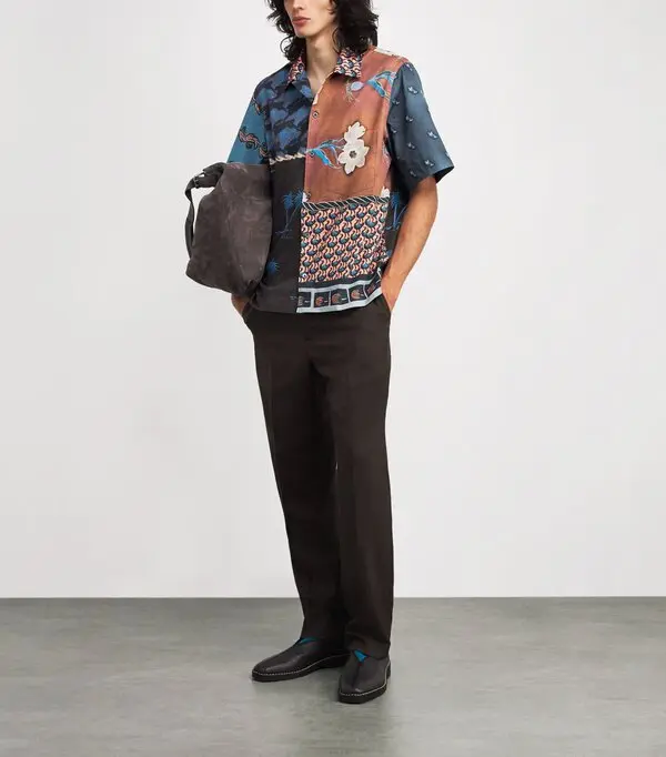 Paul Smith Cotton Mix-up Short-sleeve Shirt