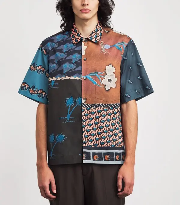 Paul Smith Cotton Mix-up Short-sleeve Shirt