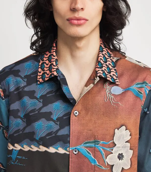 Paul Smith Cotton Mix-up Short-sleeve Shirt