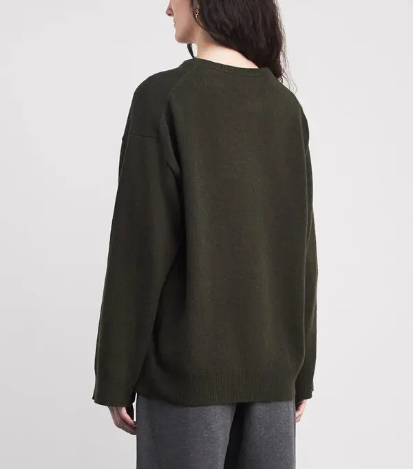 GANNI Wool-blend Oversized Sweater