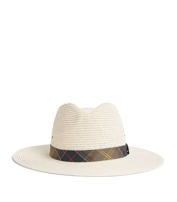 Barbour Straw Kirkstone Fedora Hat - Ivory