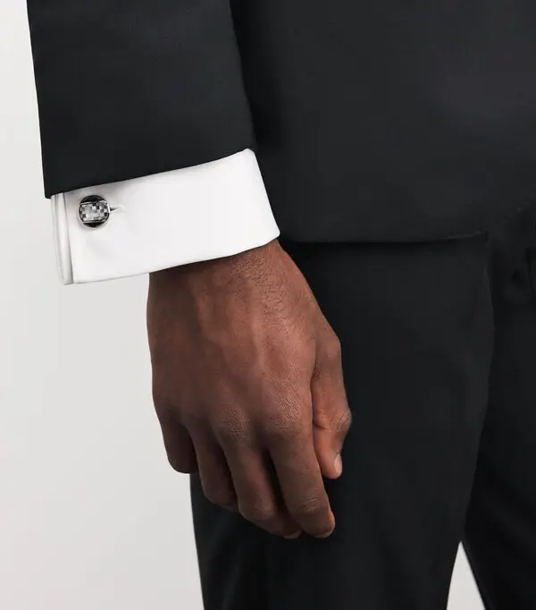 Tateossian Thompson Mother-of-pearl Cufflinks And Studs Set - Metallic