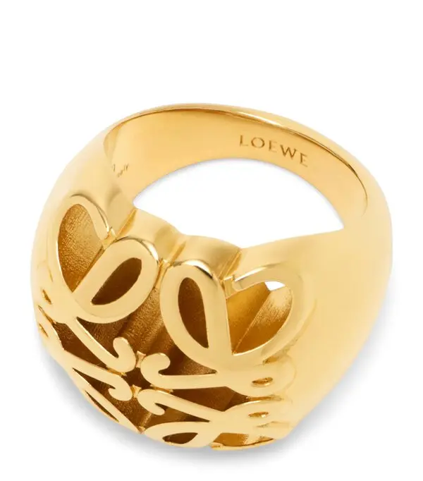 Loewe Bombe Anagram Ring - Gold