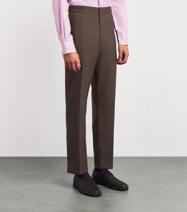 Paul Smith Wool Elasticated Straight Trousers