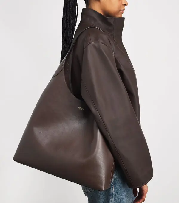 COACH Leather Brooklyn Shoulder Bag - Brown