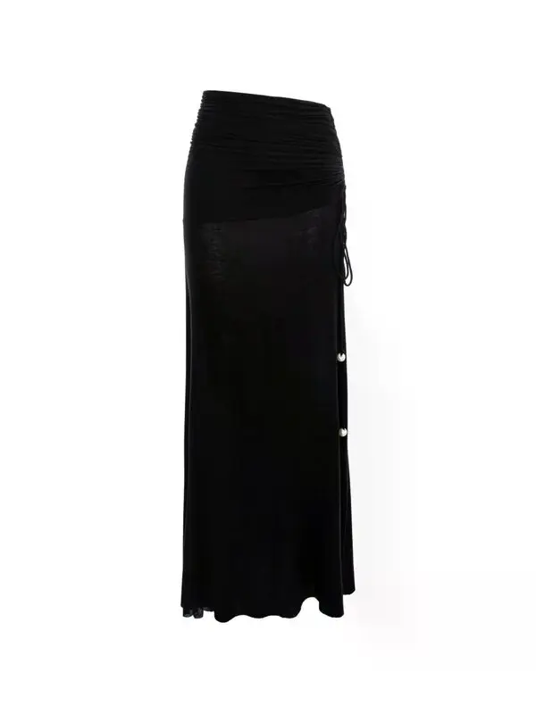 MANURI Drawstring-detail Maxi Skirt