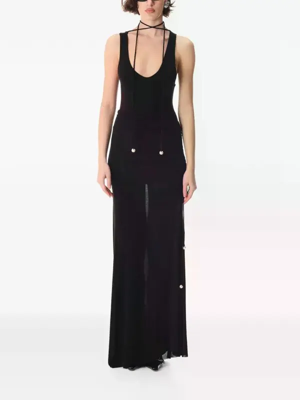 MANURI Drawstring-detail Maxi Skirt