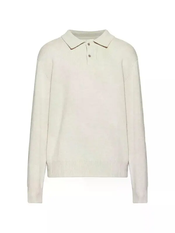 LISA YANG Buttoned Polo Shirt - Neutrals