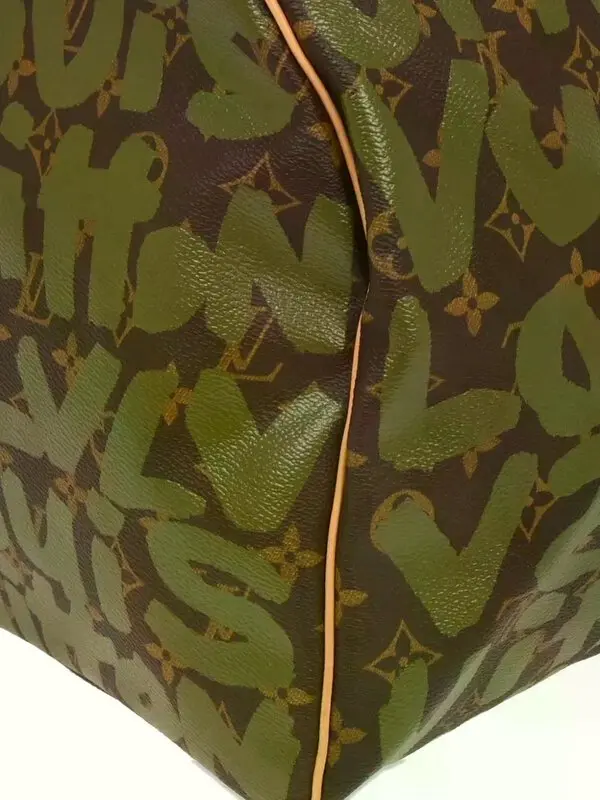 LOUIS VUITTON X Stephen Sprouse 2001 Graffiti Keepall 50 Duffle Bag - Brown
