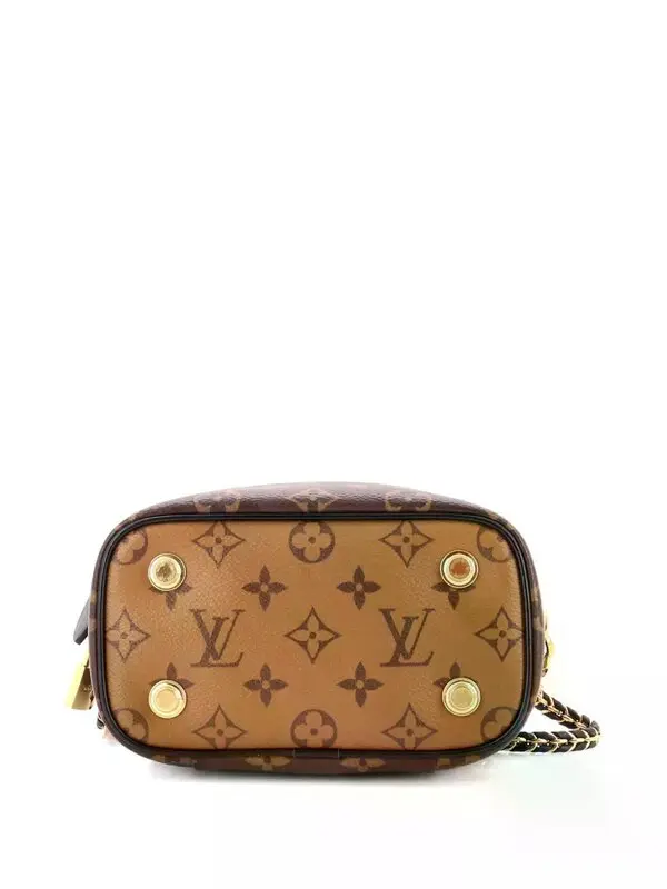 LOUIS VUITTON Vanity Handbag Reverse Monogram Canvas Pm Satchel