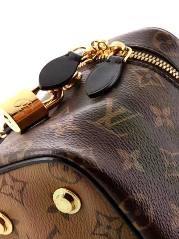 LOUIS VUITTON Vanity Handbag Reverse Monogram Canvas Pm Satchel
