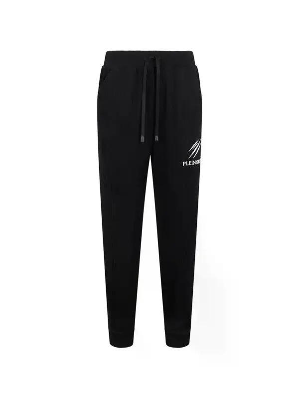 PLEIN SPORT Ribbed Scratch Joggers