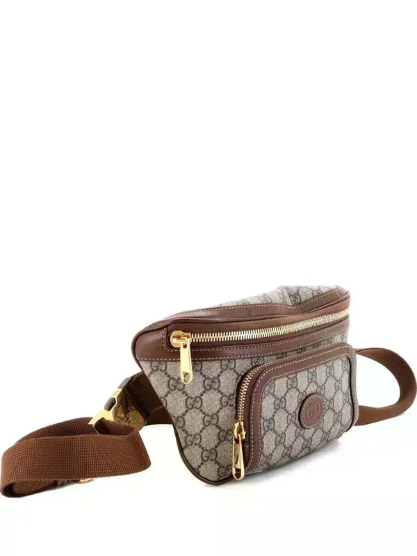 Gucci Interlocking G Patch Gg Coated Canvas Large Belt Bag