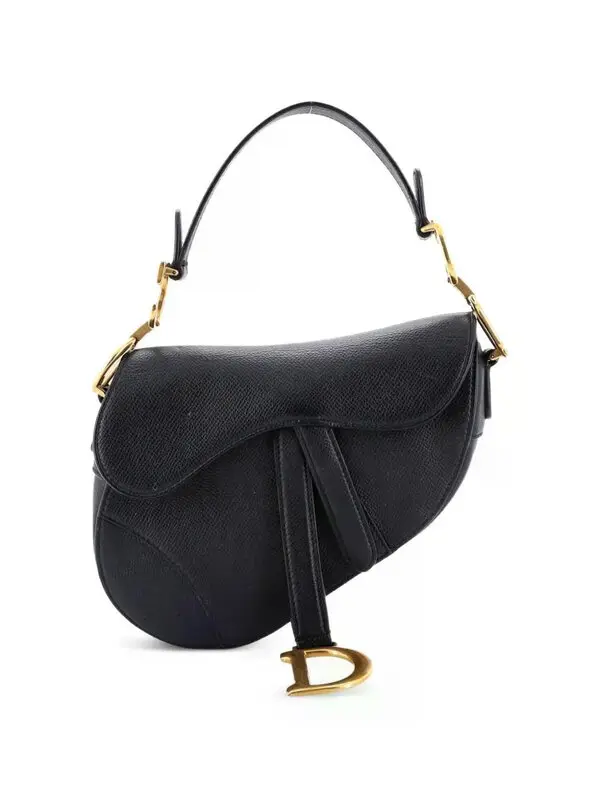 Dior Saddle Mini Shoulder Bag - Black