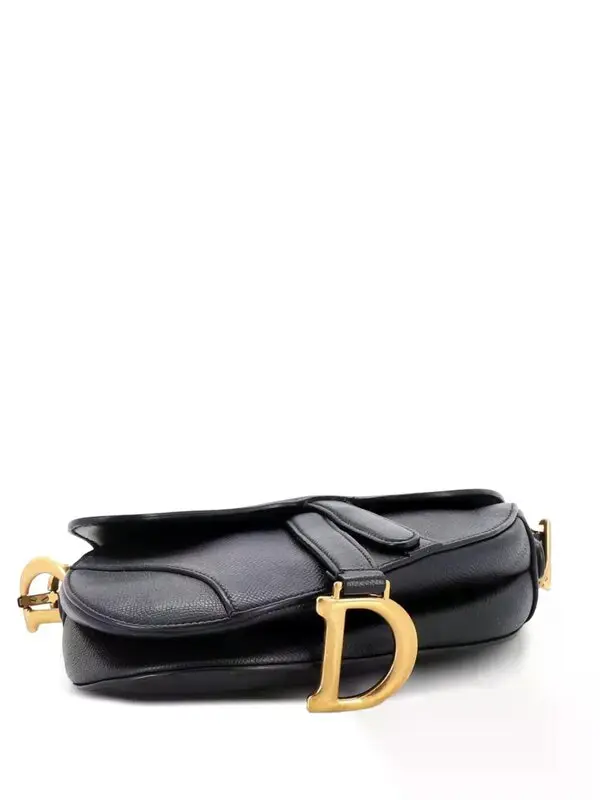 Dior Saddle Mini Shoulder Bag - Black