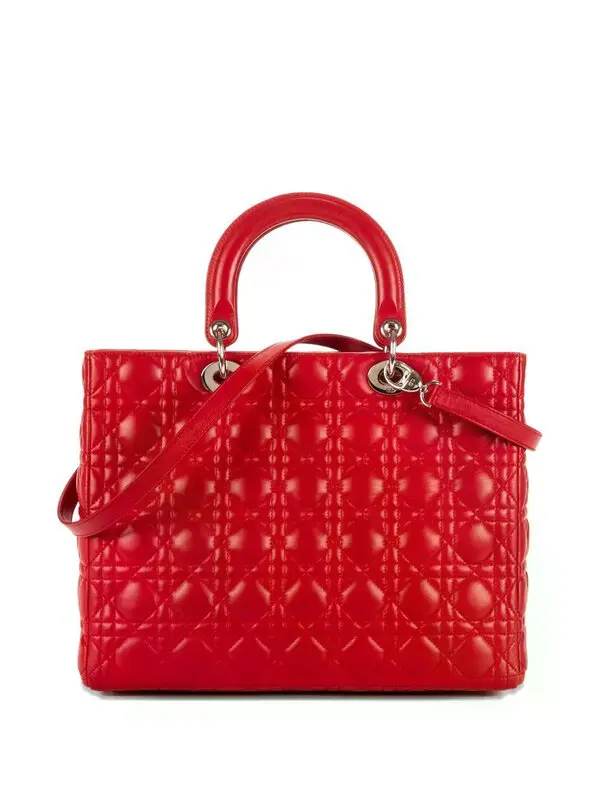 Dior Large Lady Quilted Tote
