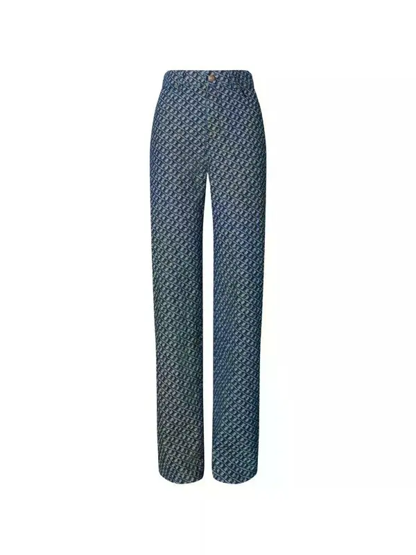 Tory Burch Patterned Straight-leg Jeans