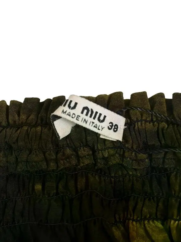 Miu Miu Geometric-print A-line Skirt