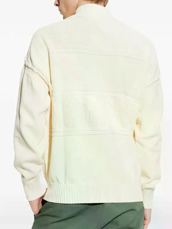Kenzo Zip-fastening Flower-appliqué Cardigan