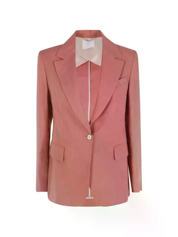 Eleventy Linen Blazer - Pink