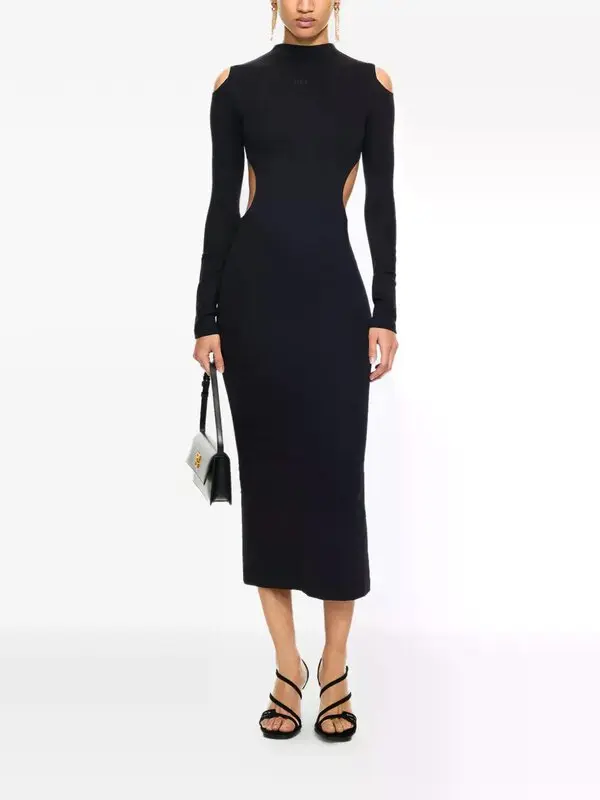 Off-White Sleek Meteor Midi Dress