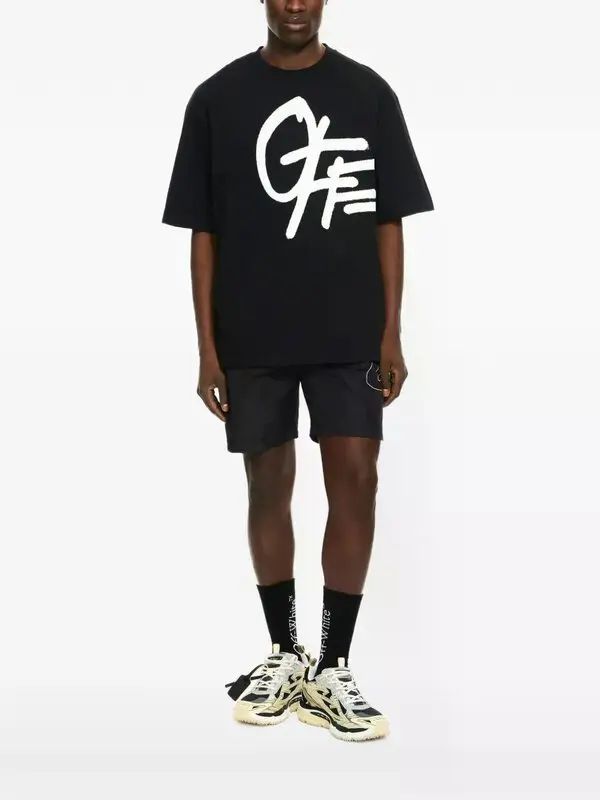 Off-White Spray Logo T-shirt - Black