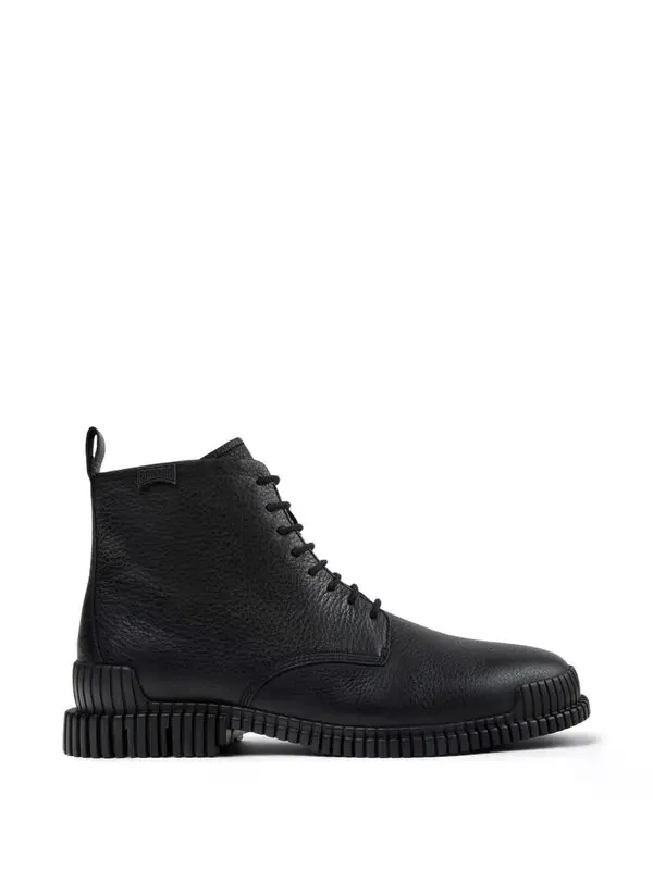 Camper Pix Leather Boots - Black