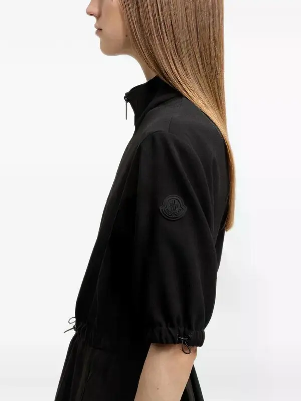 Moncler Logo Patch Midi Dress