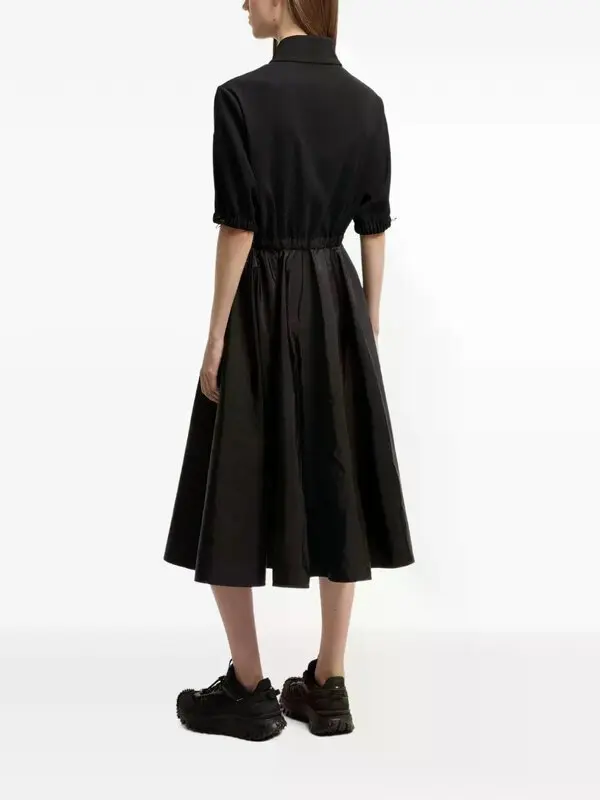 Moncler Logo Patch Midi Dress